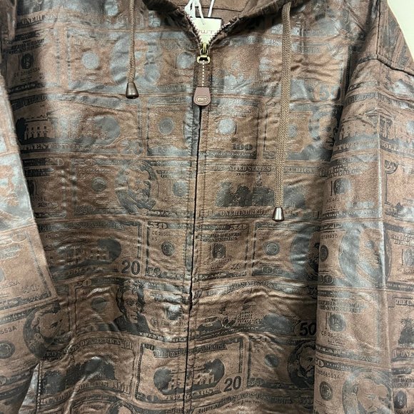 Pilgrim Worldwide Trading | Jackets & Coats | Brown Dollar Hoodie Dollar Printed On The Hoodie ...